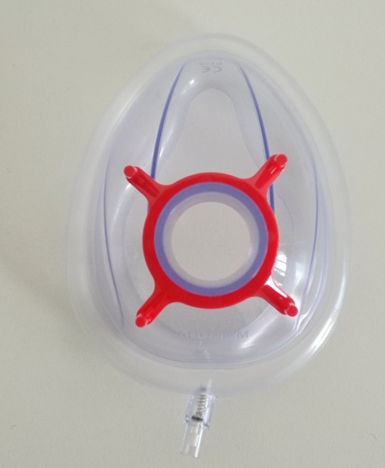 Transparent Silicone Medical Breathing Oxygen Mask Anesthesia ISO